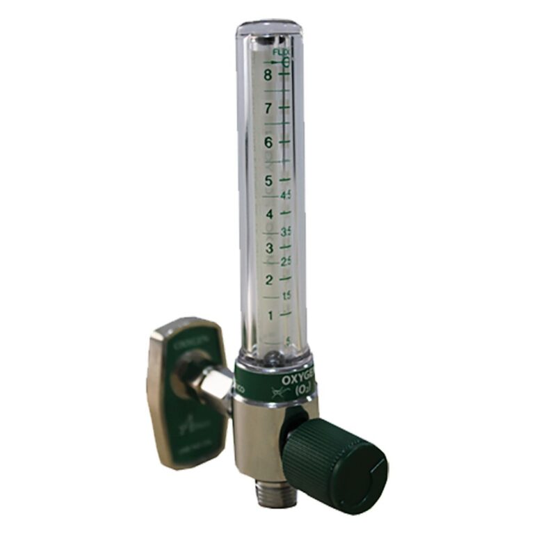 Flujómetro Sencillo de Pared para Oxígeno con Acople - biomedicals.com.co